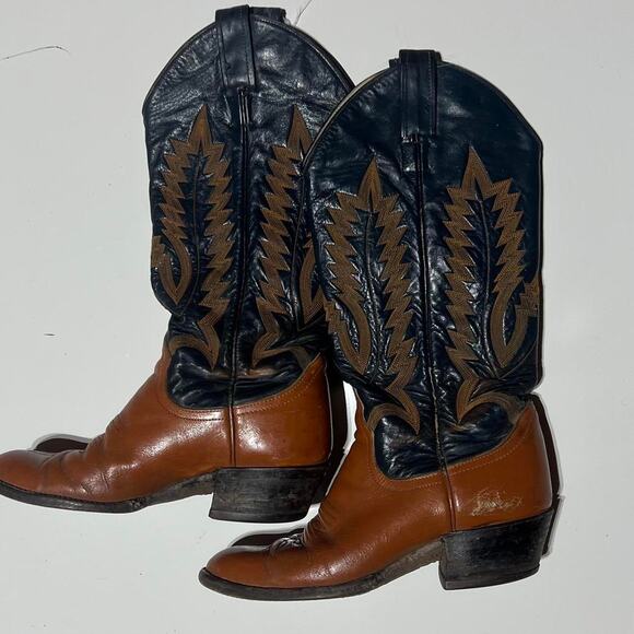 Larry Mahan | Shoes | Vintage 982 Larry Mahan Brown Boots | Poshmark
